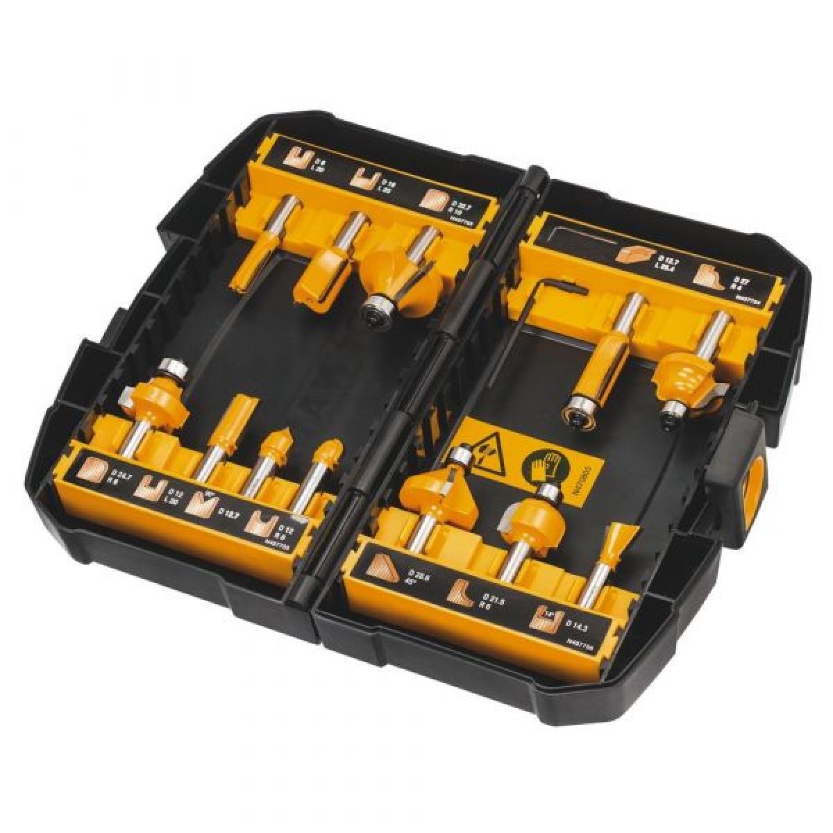 Набор фрез DeWalt DT90016 (12 шт) - цена, отзывы, характеристики, видео ...