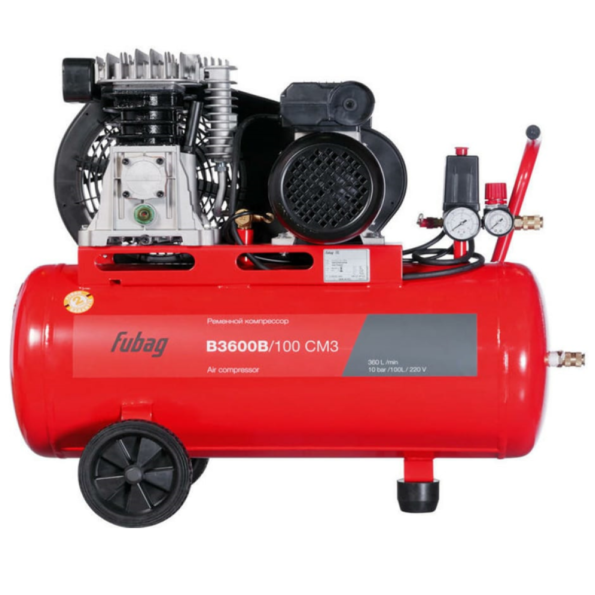Компрессор ременной Fubag B3600B/100CM3 - цена, отзывы, характеристики ...