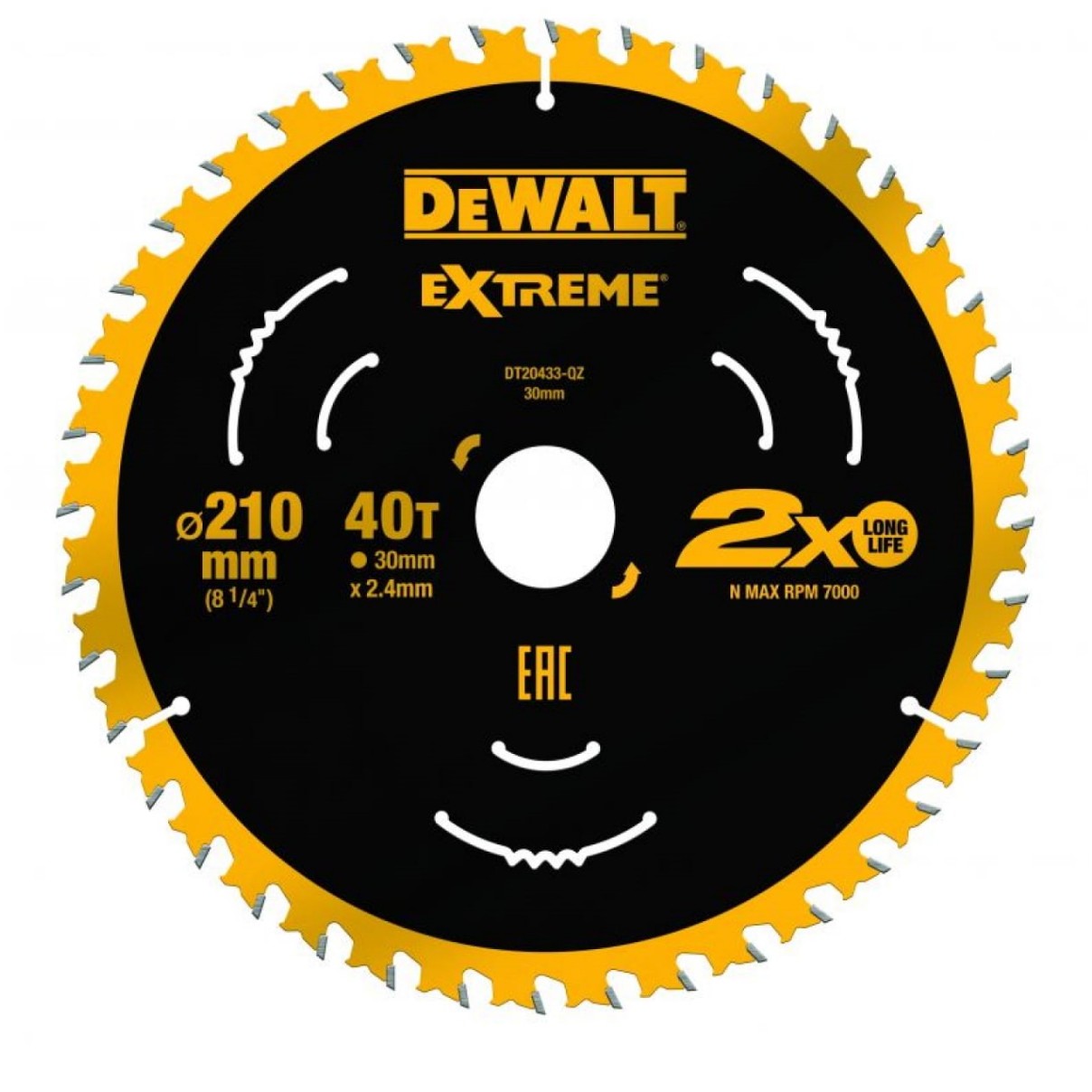 Пильные диски по дереву dewalt серии extreme